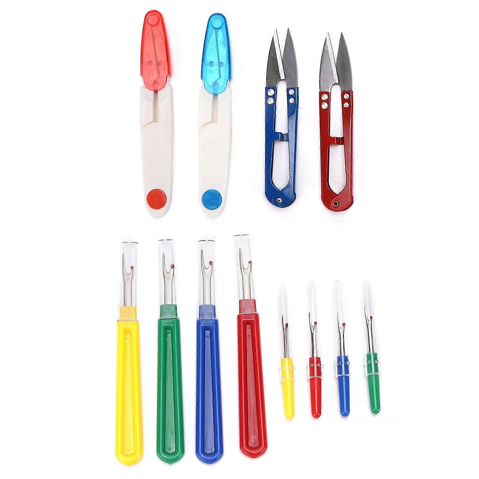 Seam ripper set portable DIY colorful plastic handle seam ripper ...