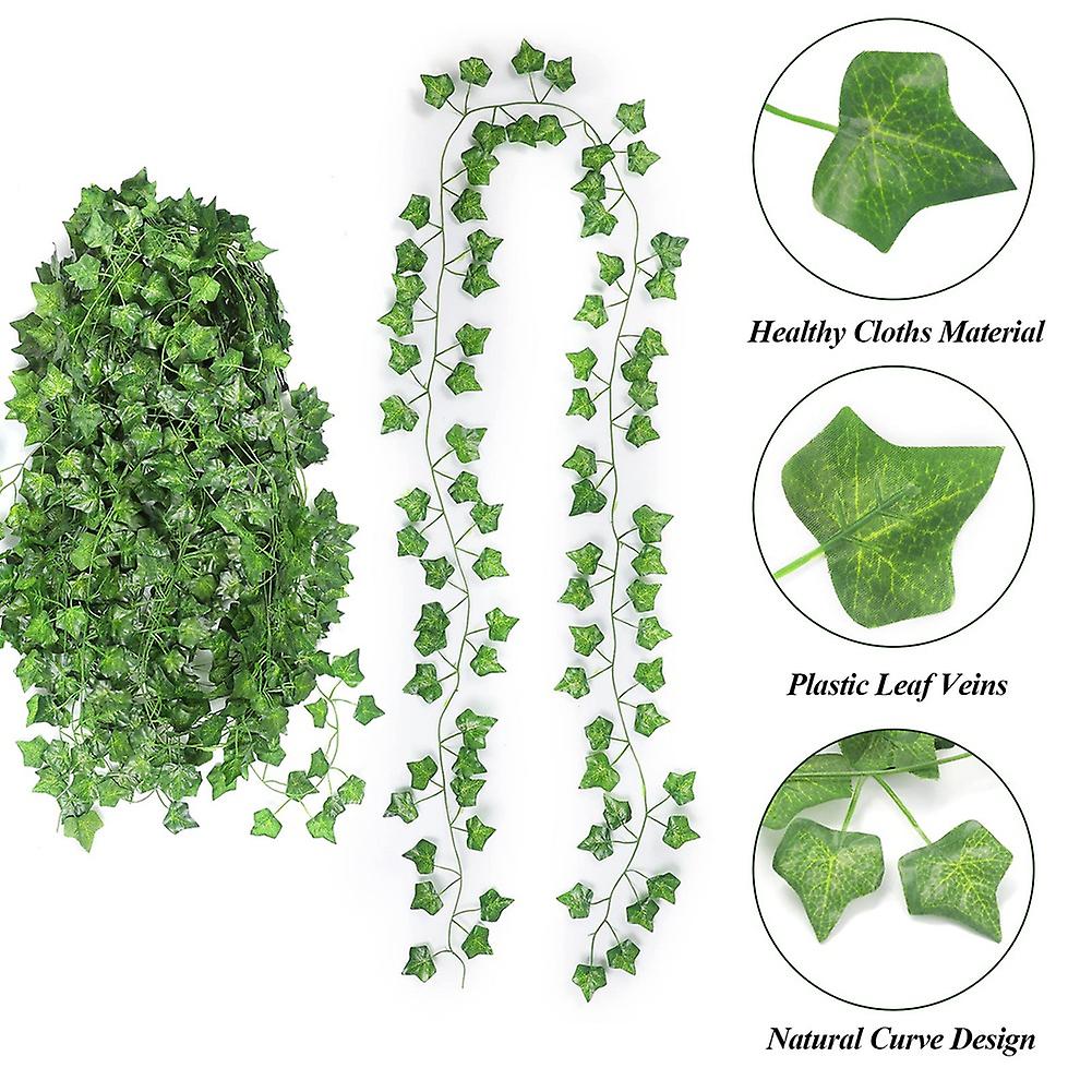 Artificial Ivy - 6 Strands Artificial Ivy, Ivy Garland Decorations ...