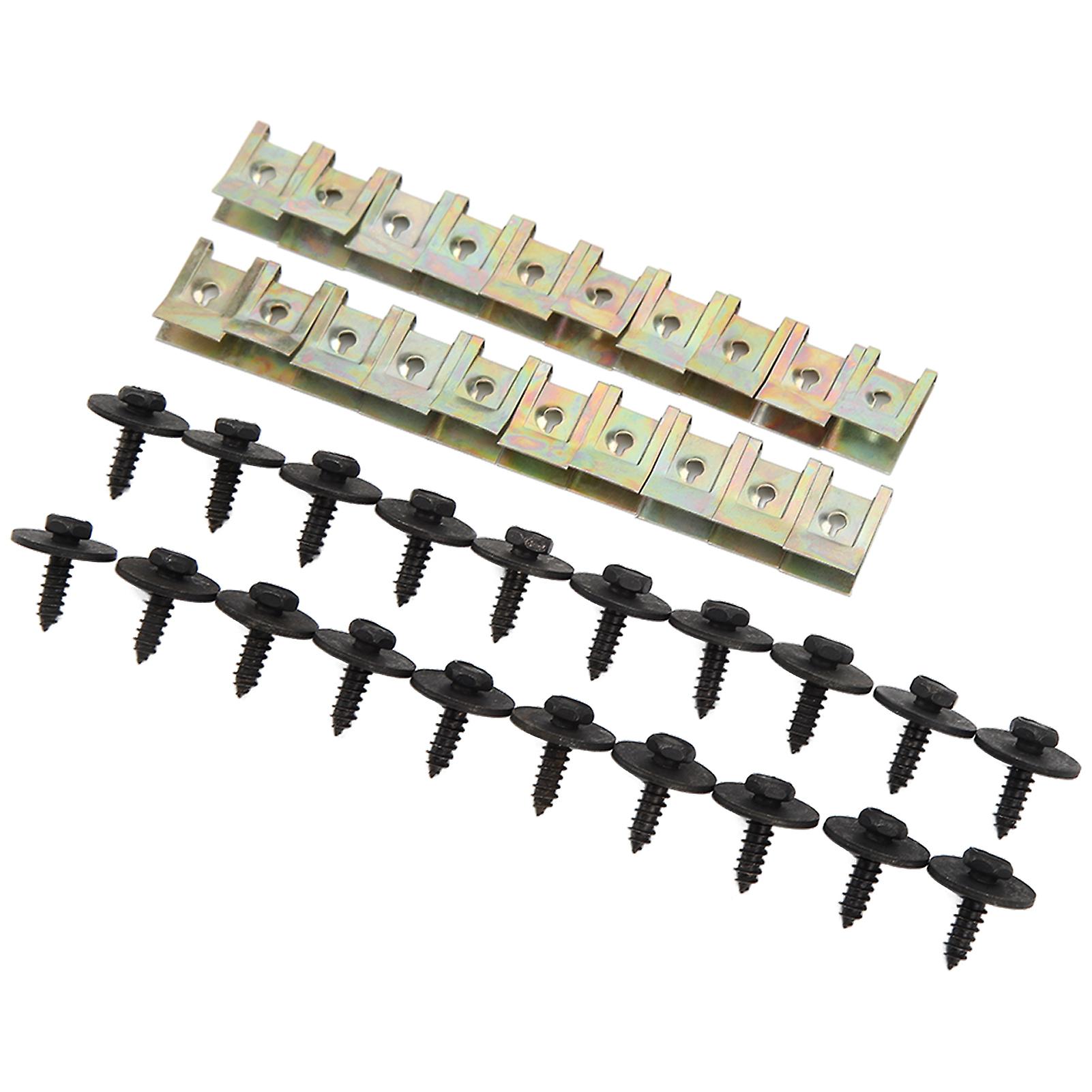 40 Pcs Engine Undertray Shield Panel Clips Under Gearbox Cover Panel ...