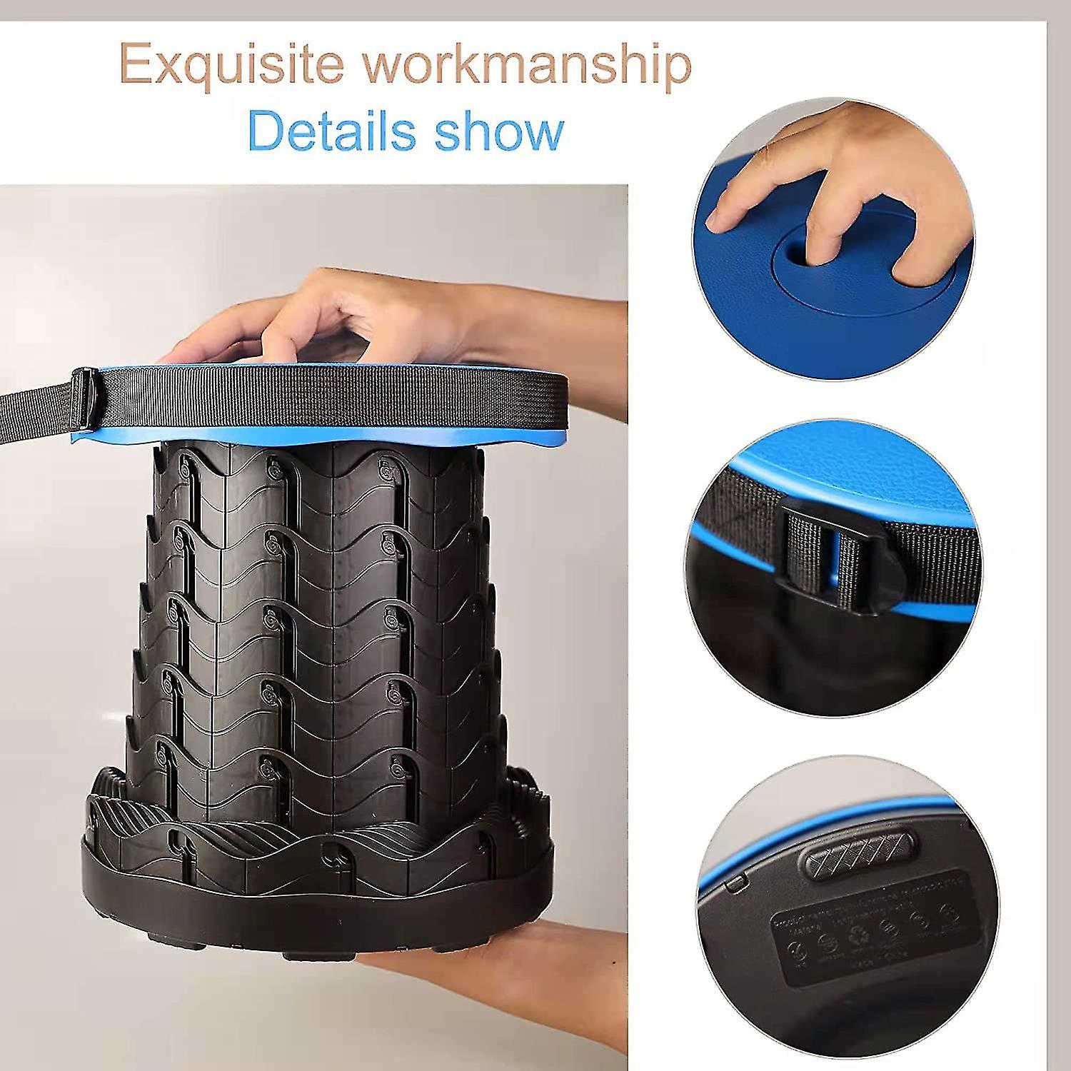 Telescopic Stool-adjustable Camping Stool Fishing Stool Outdoor Stool ...