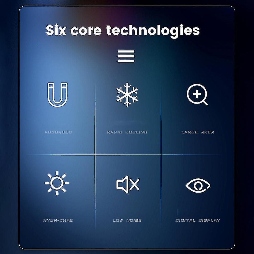 X42 Tablet Radiator Tablet Cooler Rgb Colorful Lighting 10cm Magnetic ...