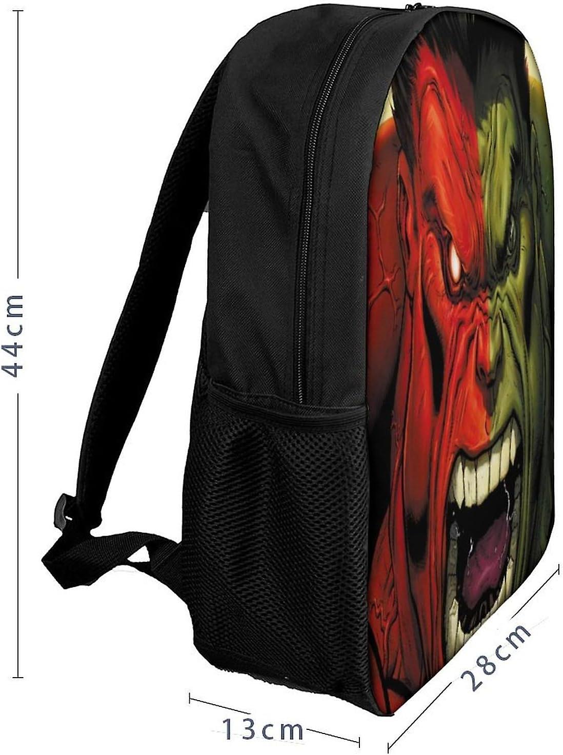 Super Hero Hulk Backpacks Kids School Backpack School Bag 3D Printed ...