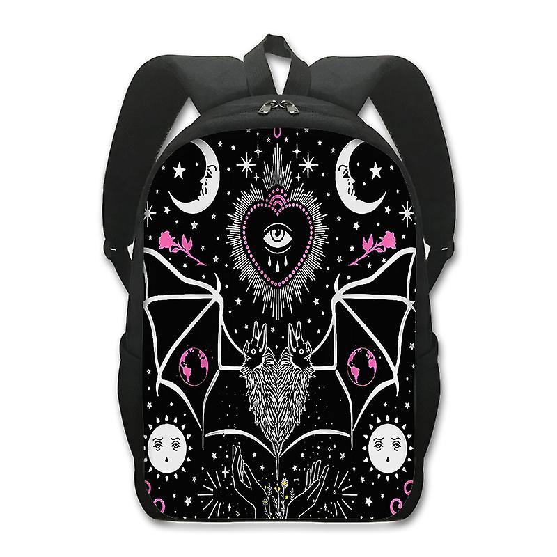 Gothic Bat Ghost Vampire Backpack For Teenager Boys Girls Children ...