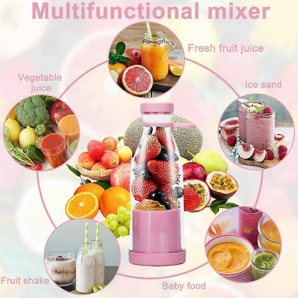 Portable Blender, Mini USB Blender, Milkshake, Fruit Juice Blender ...