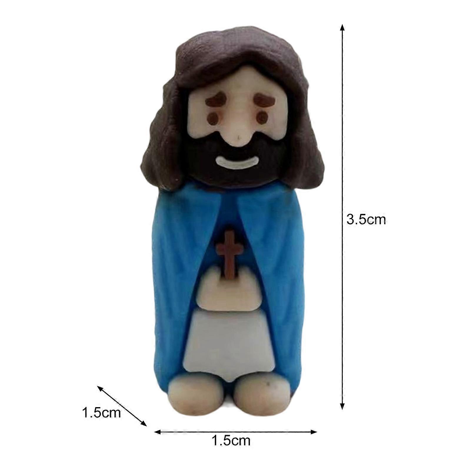 25 Pcs Mini Jesus Dolls Tiny Jesus Figurines Religious Christ Savior ...