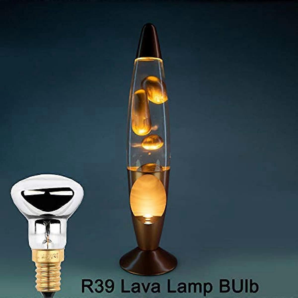 3X R39 25W Lava Lamp Bulb 230V E14 Small Edison Screw Reflector Spot ...
