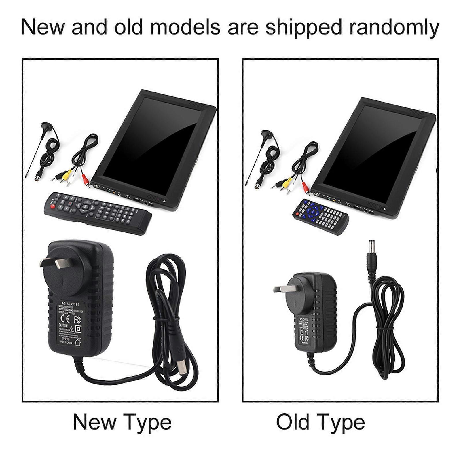 LEADSTAR Portable 12" 1080P DVB TFT LED HD Digital Analog Color TV ...