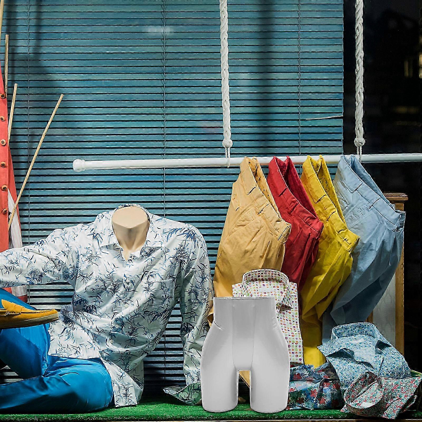 Inflatable Mannequin Model Female Mannequin Half Body for Pants Shorts ...