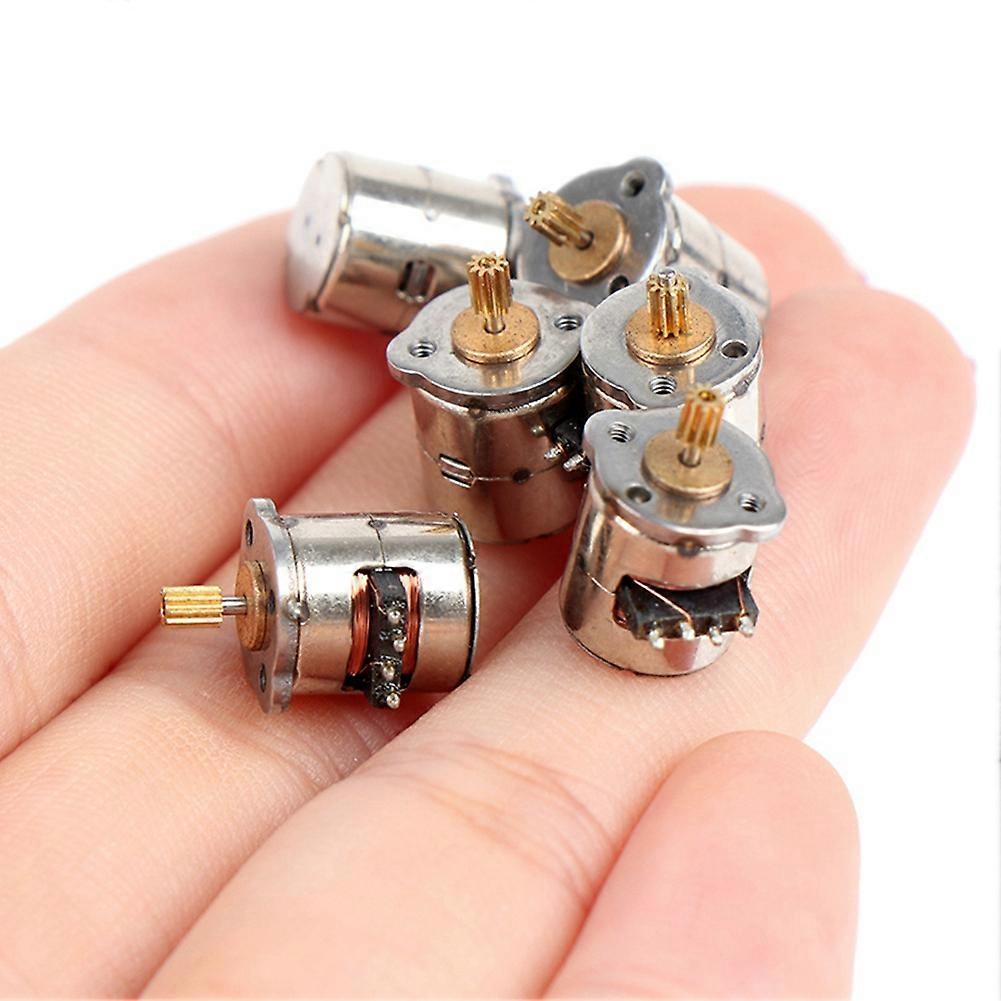10pcs Pack Mini 2 Phase 4 Wire Miniature Stepper With Small Tiny Mini Motor Toy Engine Diy