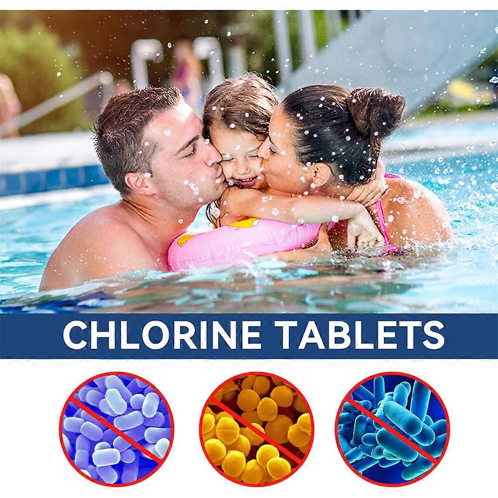 Multifunctional Chlorine Tablets, Suitable for swimming pool, Hot tub ...