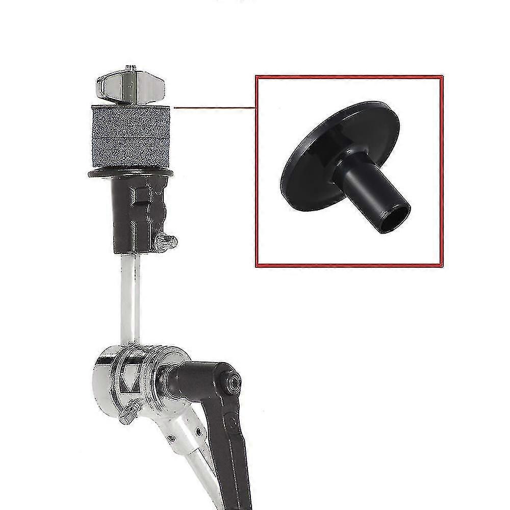 Black Drum Cymbal Sleeves Plastic Drum Set Cymbal Stands Replacement ...