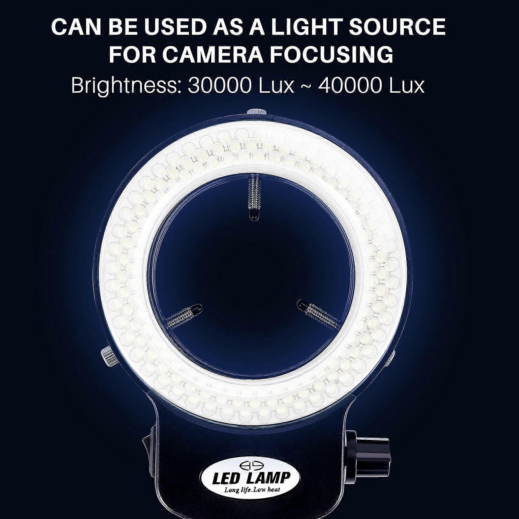 144 Led Miniscope Ring Light Ring Light 0 - 100% Adjustable Lamp For ...