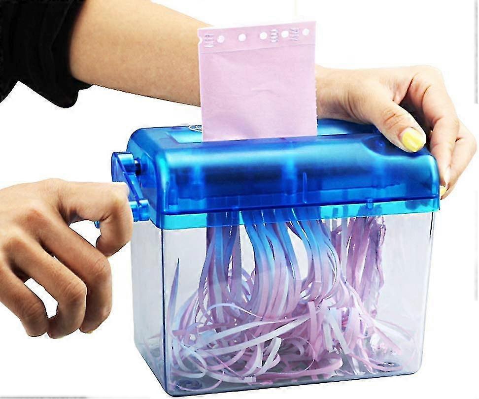 Portable Mini And Shredder Manual Paper Shredder For Sheets Hand Crank ...