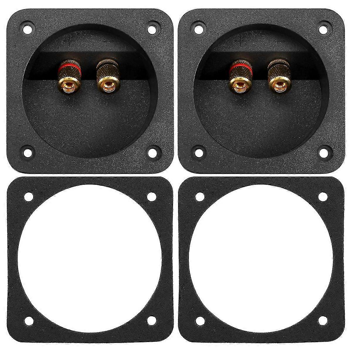 Diy Home Car Stereo Screw Cup Connectors Subwoofer Plugs 2-way Speaker Box Terminal Binding Post ...