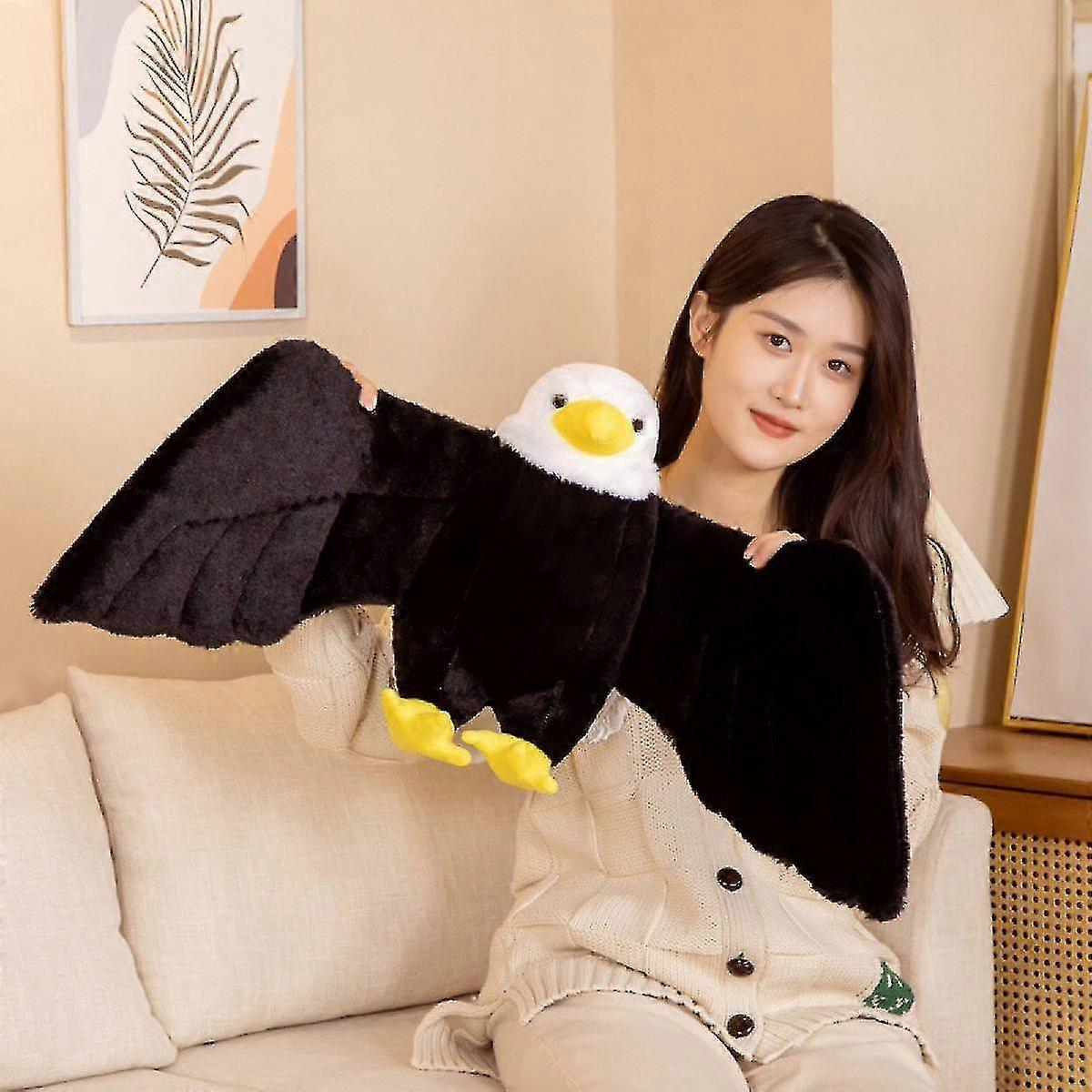 Large Bald Eagle Plush Stuffed Animal, Soft Eagle Plush Toy, Cute Bird ...