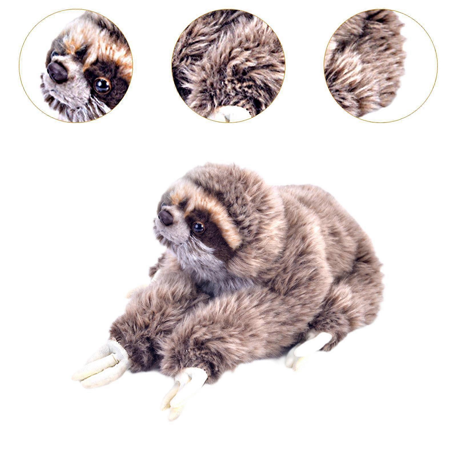 Sloth Plush Toy Cartoon Huggable Three Toed Sloth Sloth Doll for Family ...