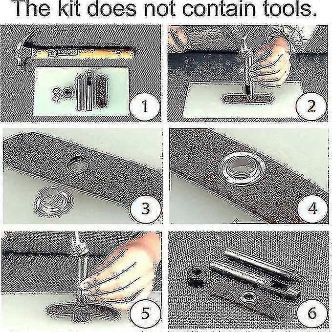 50 Grommets Eyelets Eyelet Sets 20mm Grommet Eyelet Kit Battqx | Fruugo UK