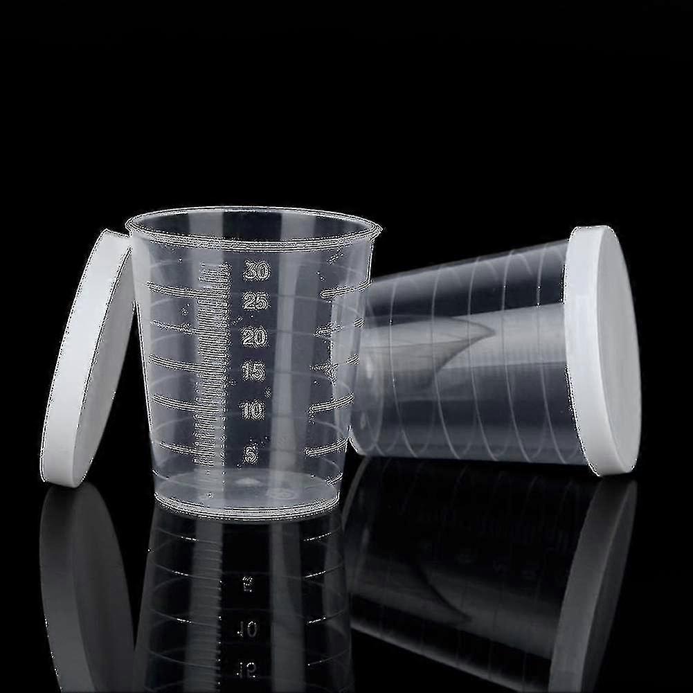 100 Pcs 30 Ml Small Measuring Cup With Scale To Measure Pp Cup Plastic ...