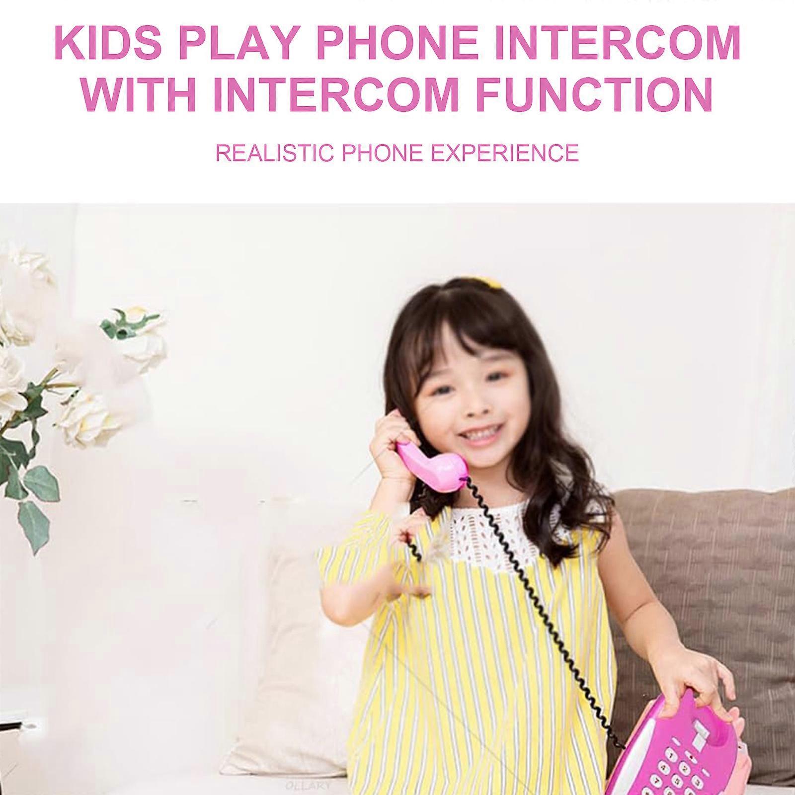 Kids Play Phone Intercom, Kids Play Phone Intercom Toy With Real Ring ...