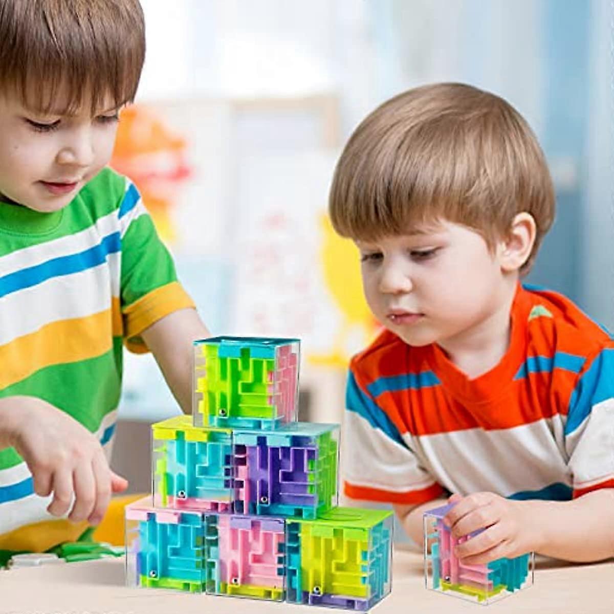 18 Pieces Money Maze Puzzle Box Puzzle Money Holder Box for Cash Maze ...