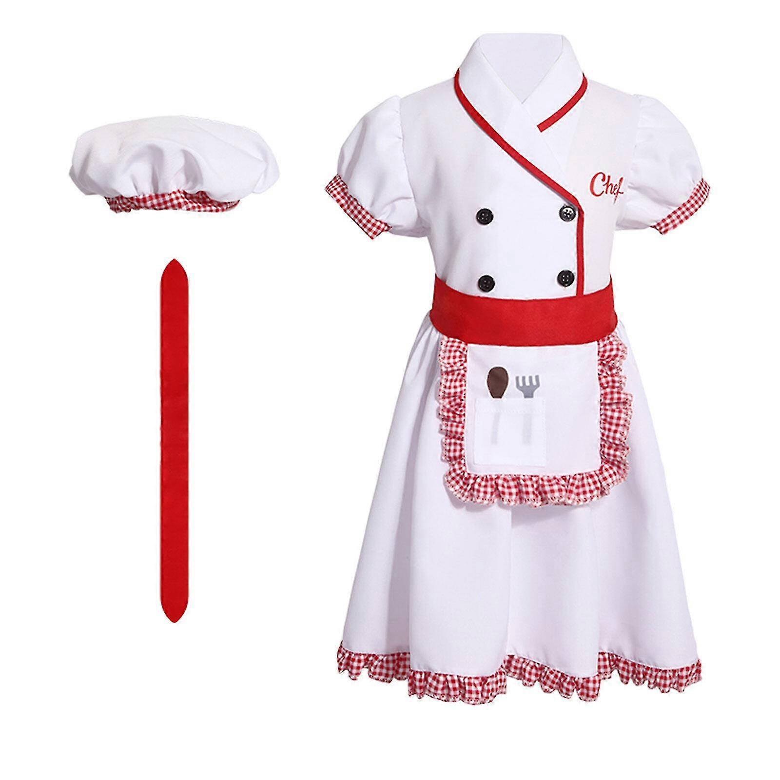 Kids Chef Role Play Costume Set For Girls Boys | Fruugo UK