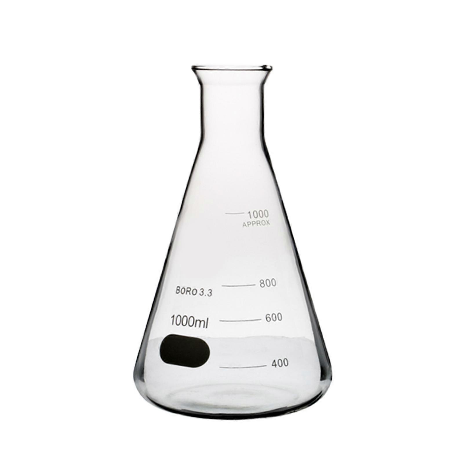 High Temperature Resistant Multiple Flared Open Lab Conical Flask with ...