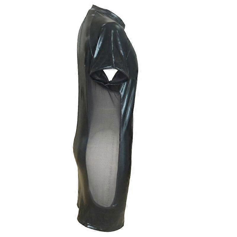 Plus S-3XL Good Quality Male PVC Leather Teddy Bodysuit Open Crotch ...