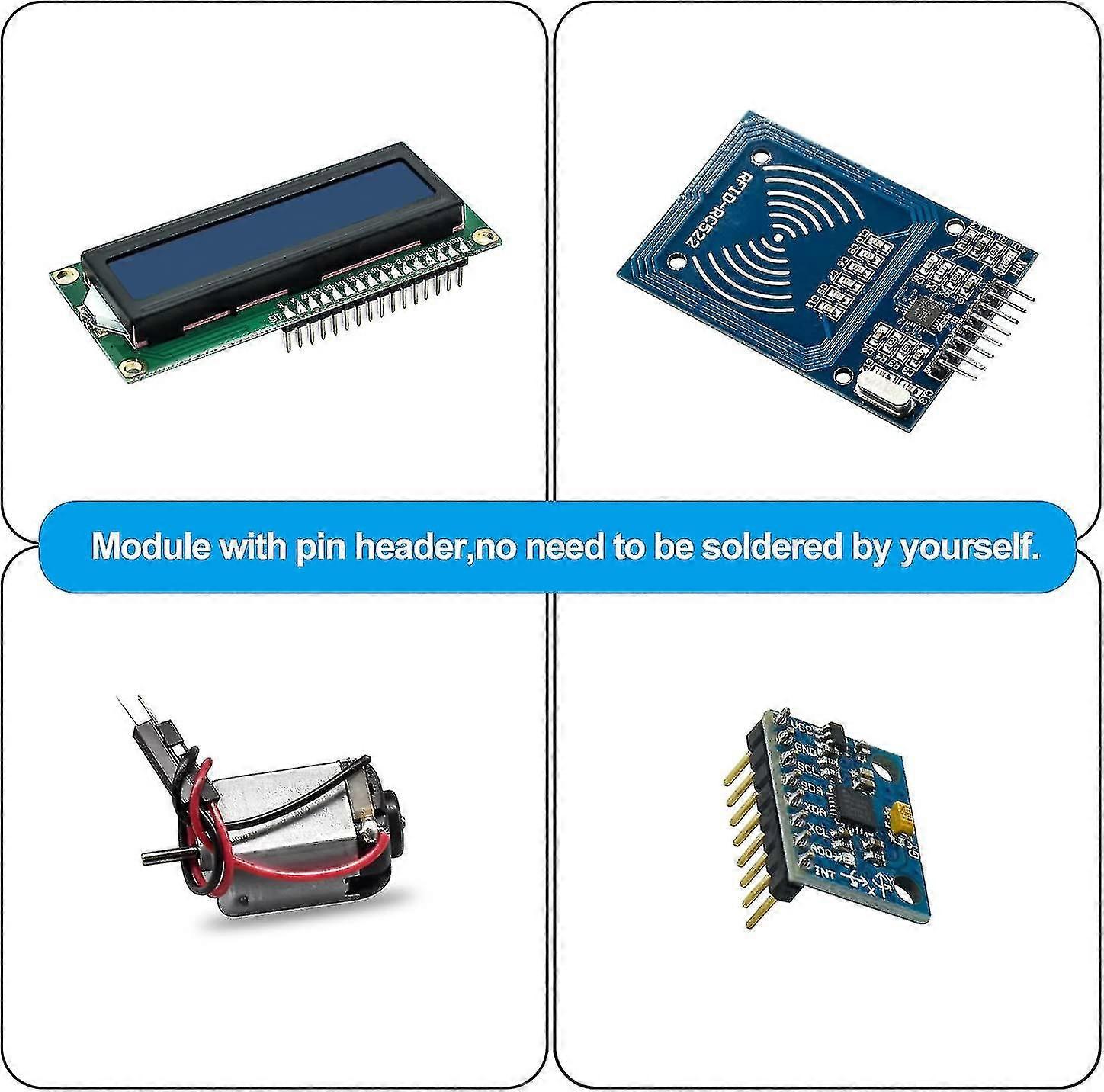 yougangarduino Kits Uno R3 Nano V3.0 Mega 2560 Mega 328 Kit Project Kit ...