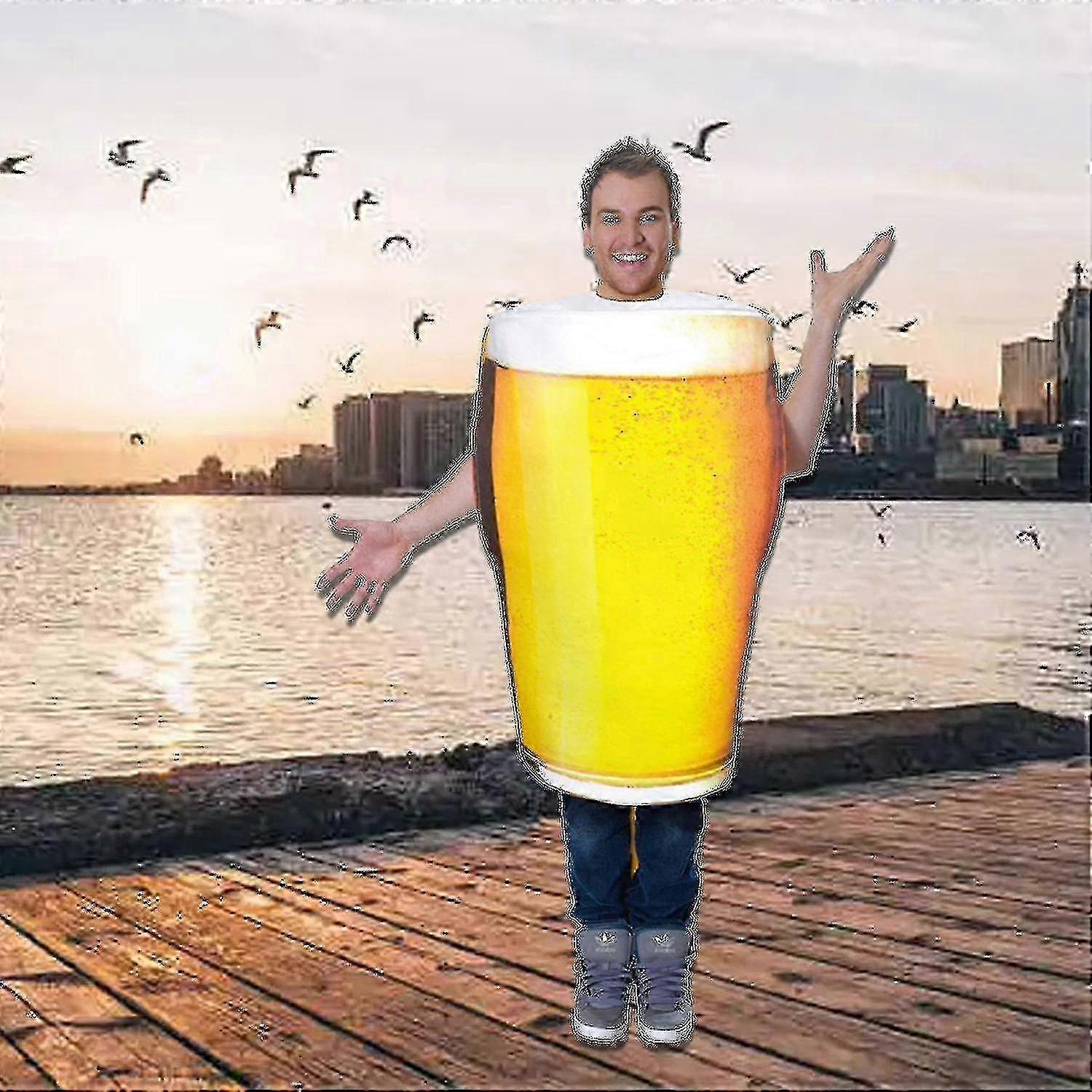 Funny Oktoberfest Beer Mug Costumes Halloween Beer Mug Costumes Beer ...