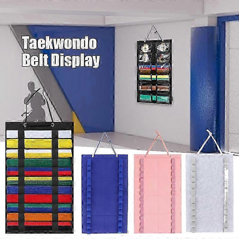 Martial Arts Belts Wall Hanging Storage Karate Belt Display Holder ...