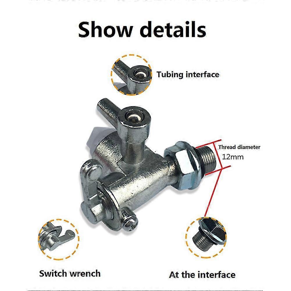 Thread Fuel Tap fit for Robin Subaru EY15 EY20 ey28 RGX3500 RGX2400 ...