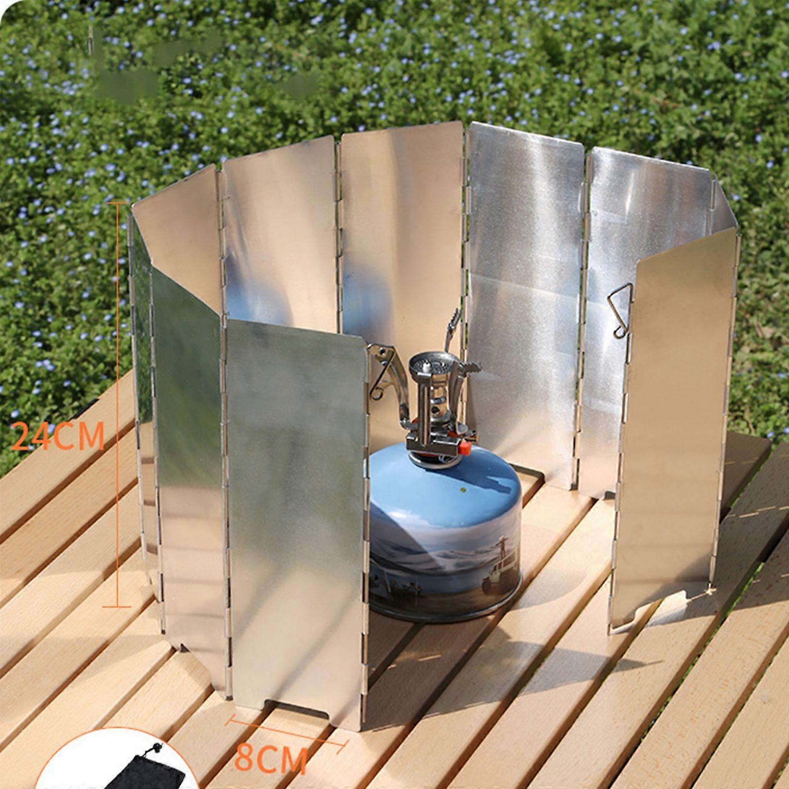 Camping Stove Windscreen Ultralight Folding Camp Stove Windshield ...