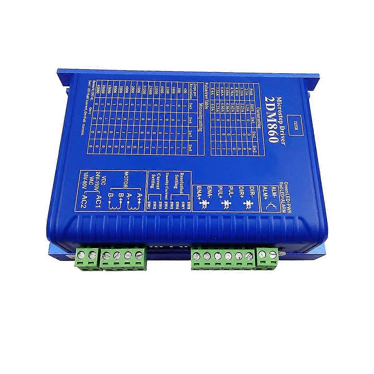 Motor Driver 2DM860 Digital Stepper Driver 86 Drive Voltage AC30-80V ...