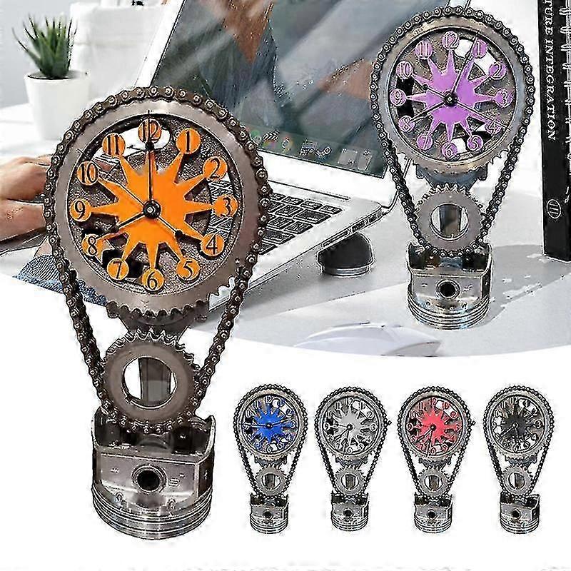 Personalized Chain Gear Clock Durable Crafts Decorative Model for ...