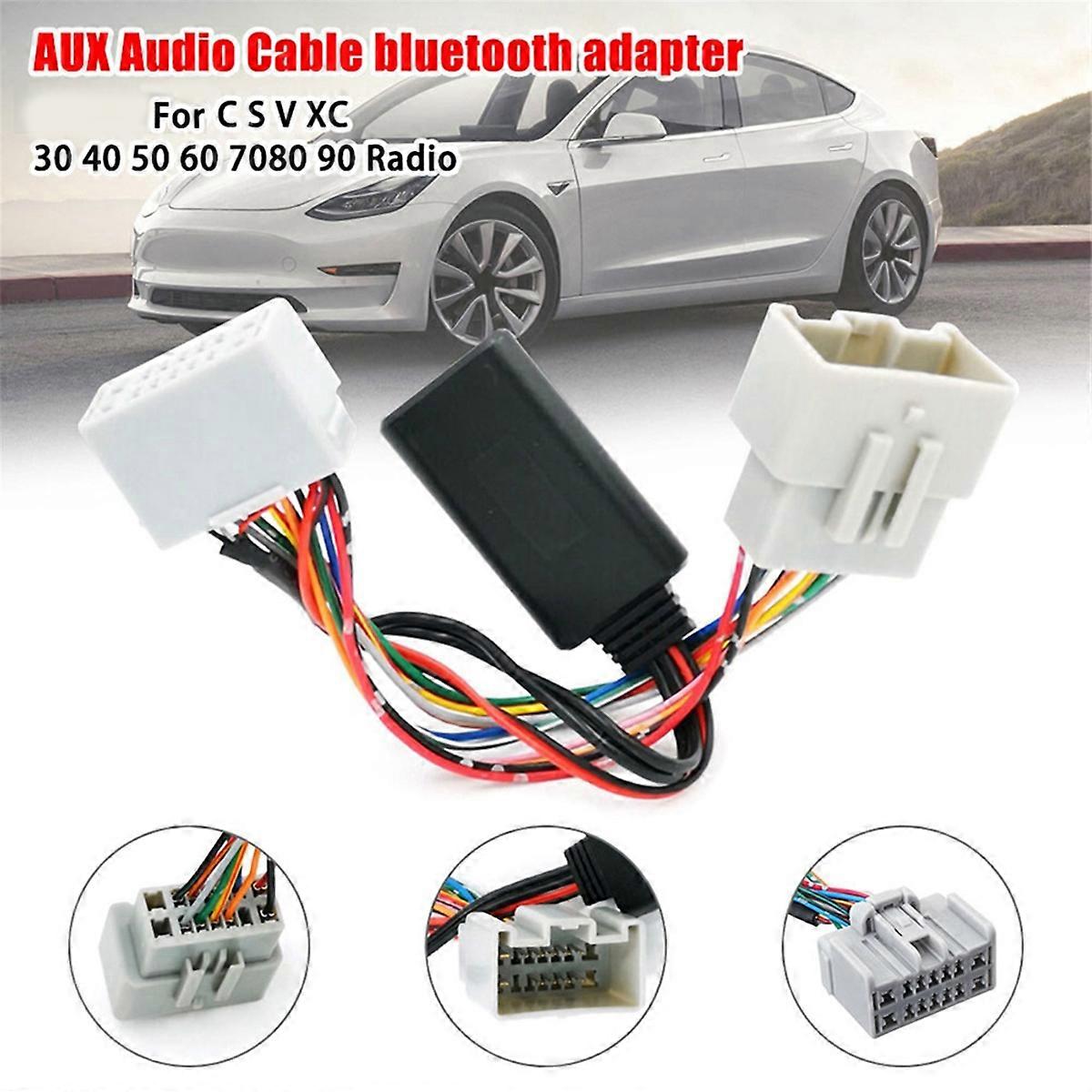 Car AUX in Audio Cable Receiver Bluetooth Module Adapter for C30 C70 ...