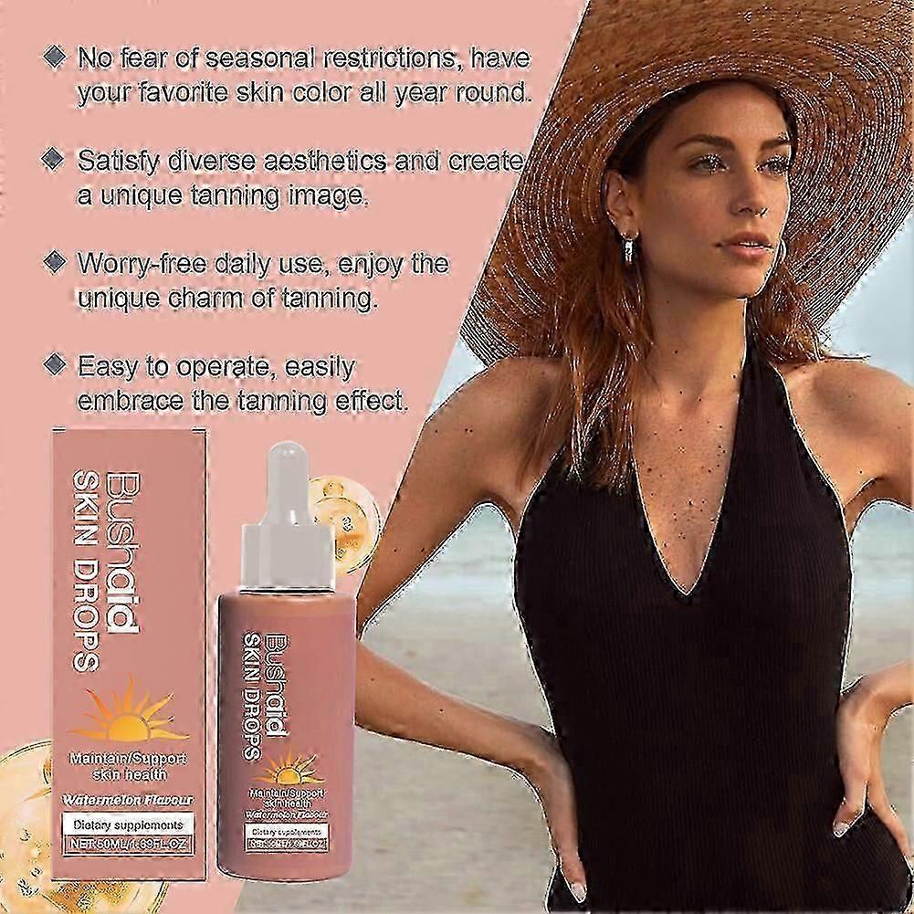 1-3x Sunless Tanning Drops To Drink, Drinkable Sunless Tanning Drops ...