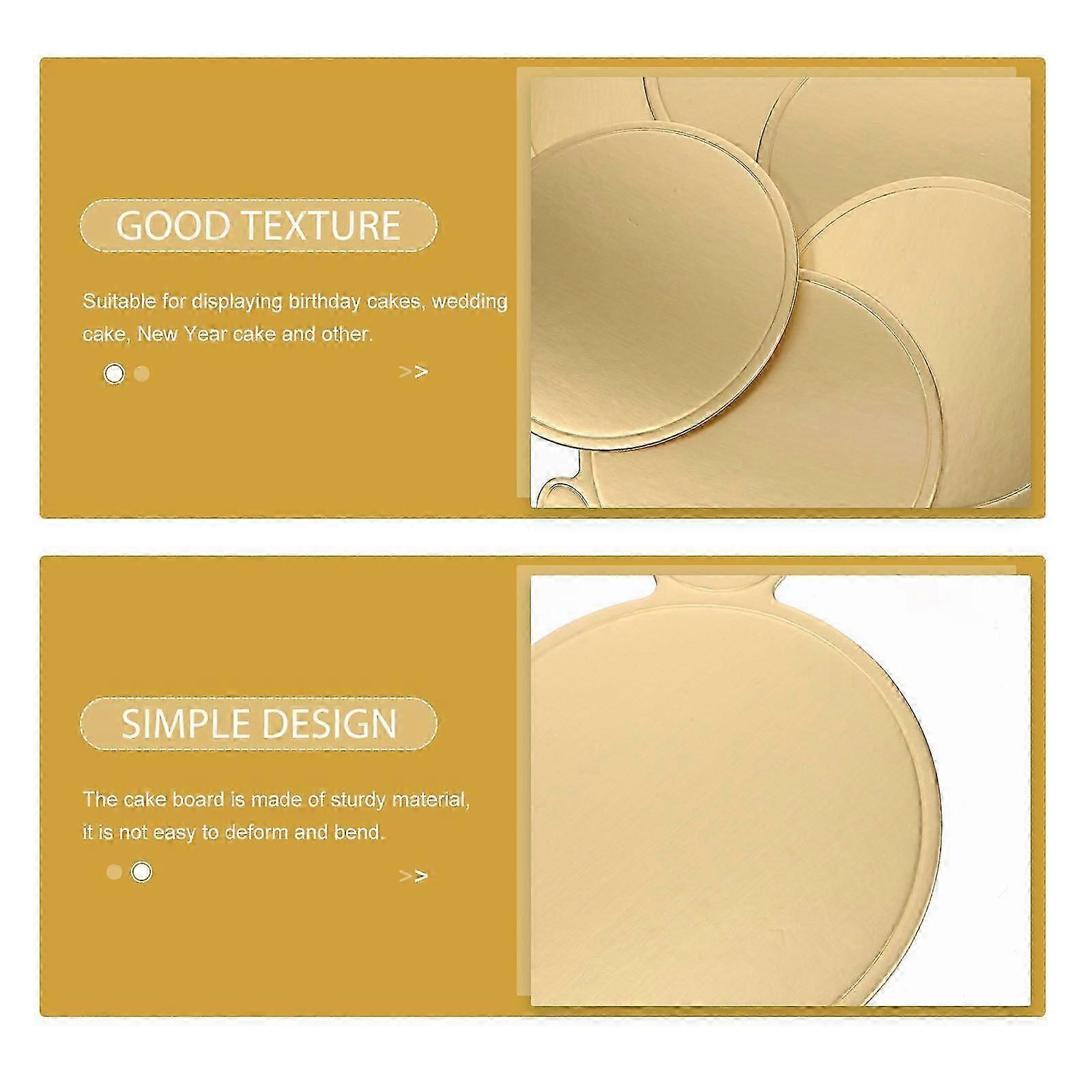 100 Sheets of Mini Cake Boards Paper Cake Boards Household Cardboard ...