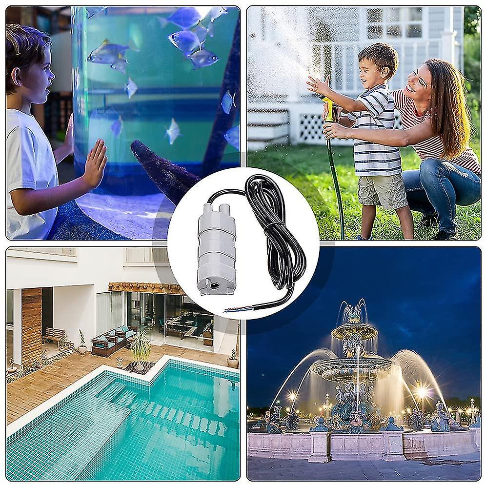 Submersible Pump, Dc 12v High Flow Water Pump, Submersible Pump, Fresh ...