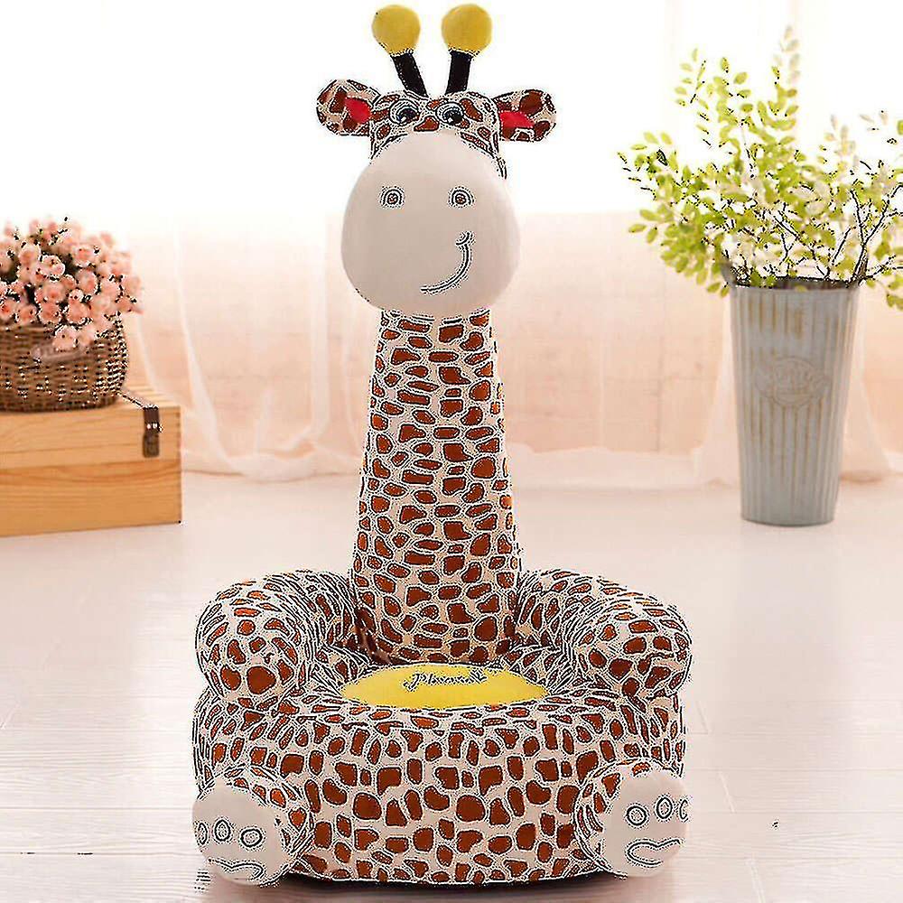 Regenboghorn Stuffed Animal Sofa Chair For Kids, Joying-giraffe,pink_f ...