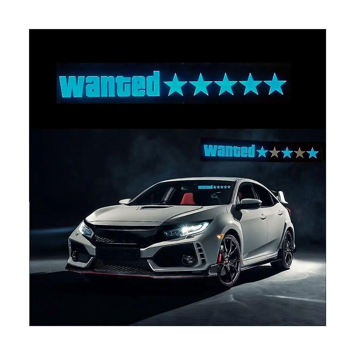 Windshield Electric Wanted Car Led Window Stickers For Jdm Glow Panel ...