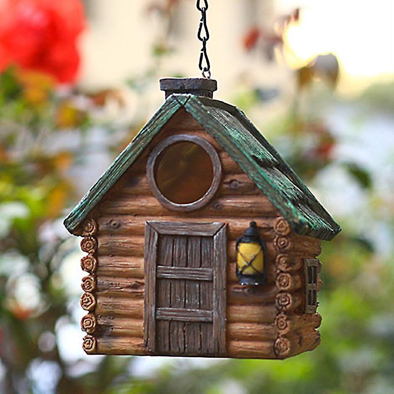 Bird House Pastoral Style Resin Crafts Big Entrance Great Detail Heat ...