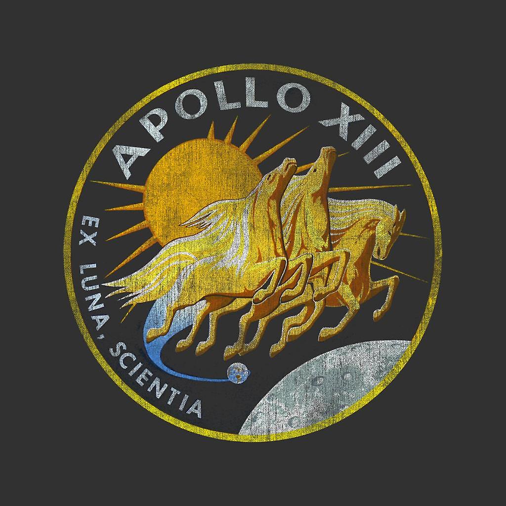 NASA Apollo 13 Mission Badge Distressed Women's Sweatshirt | Fruugo US