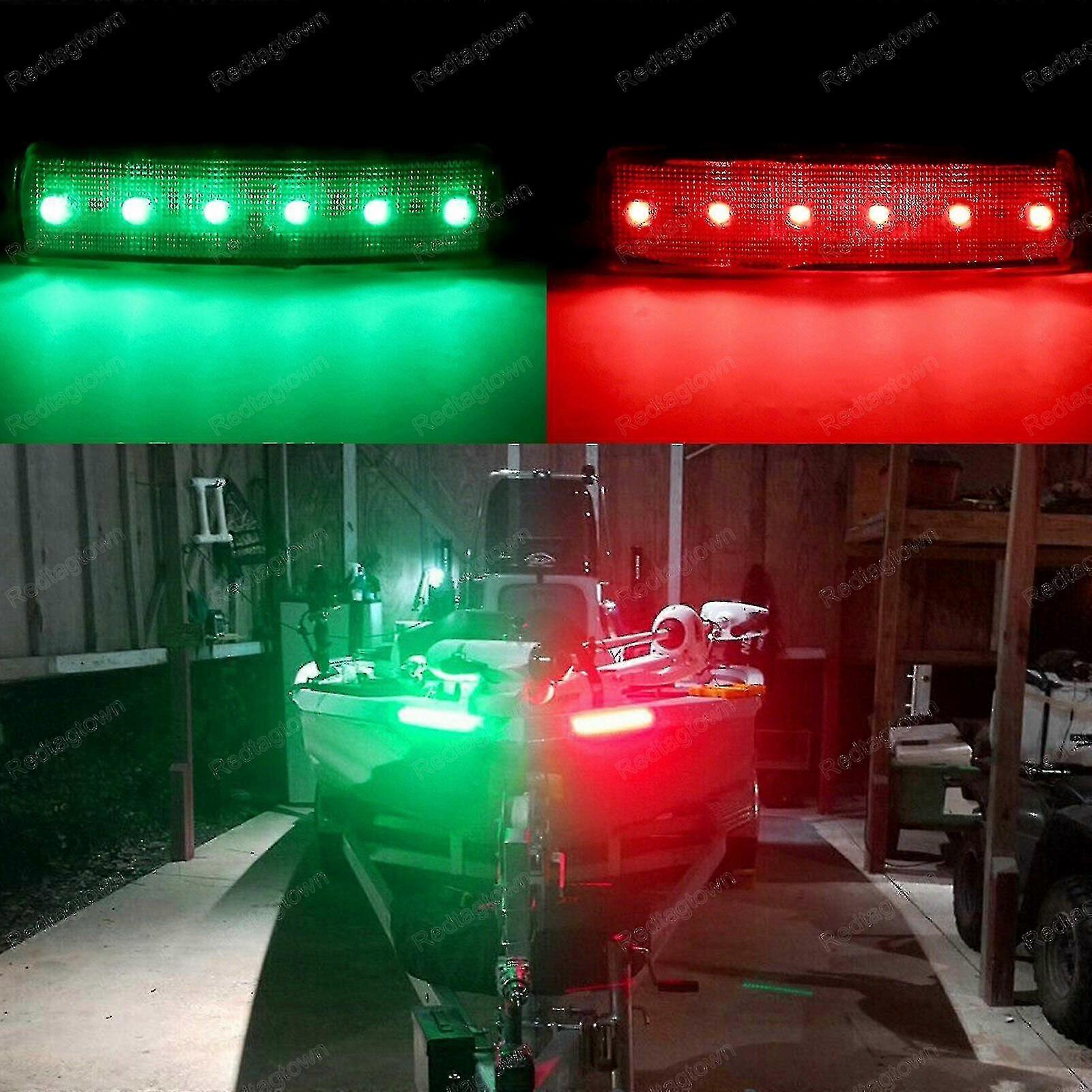 Red Green Boat Navigation Led Lights Stern Lights Boat Lights - MXBC ...