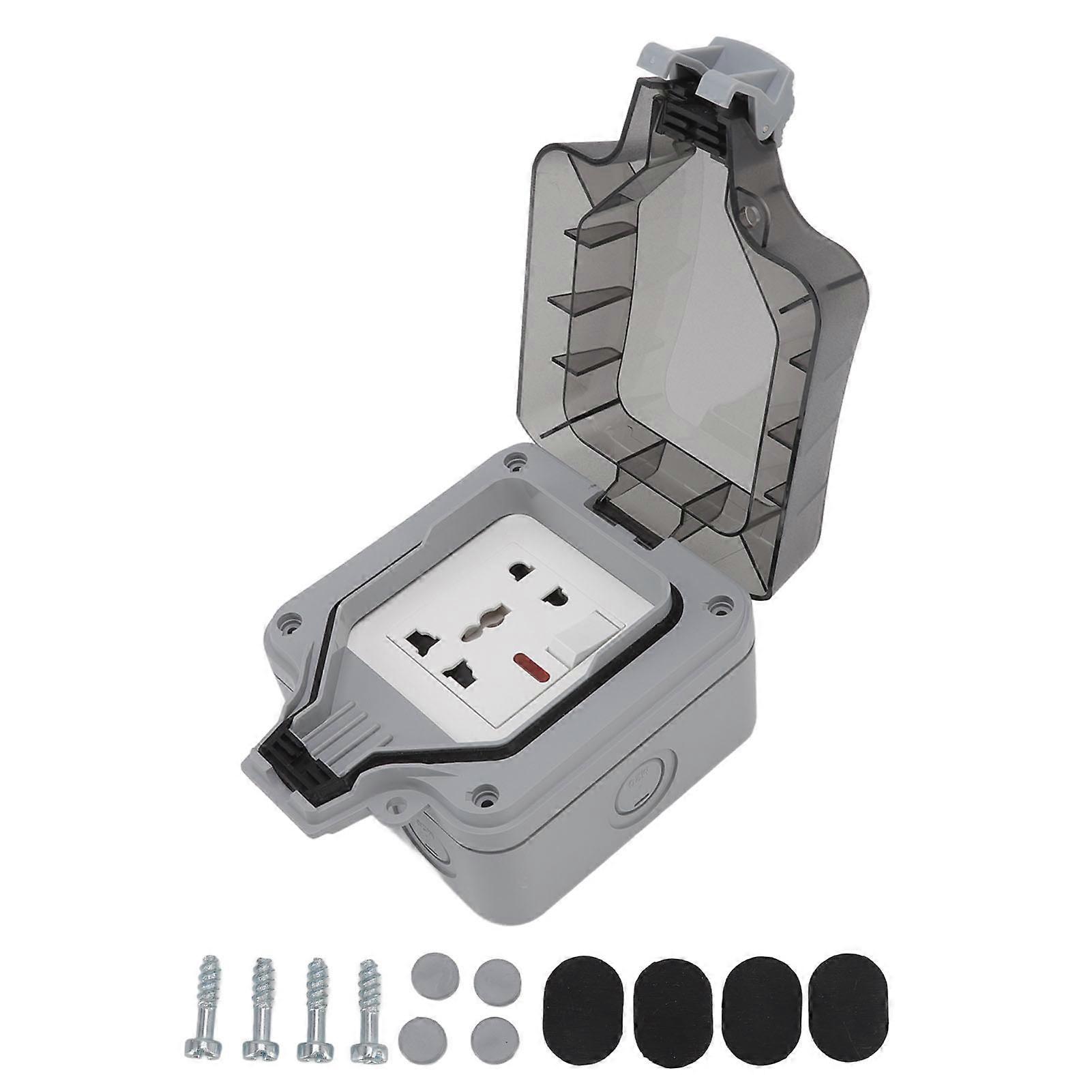 Outdoor IP66 Waterproof Socket Box 16A Weatherproof Outdoor Switch ...