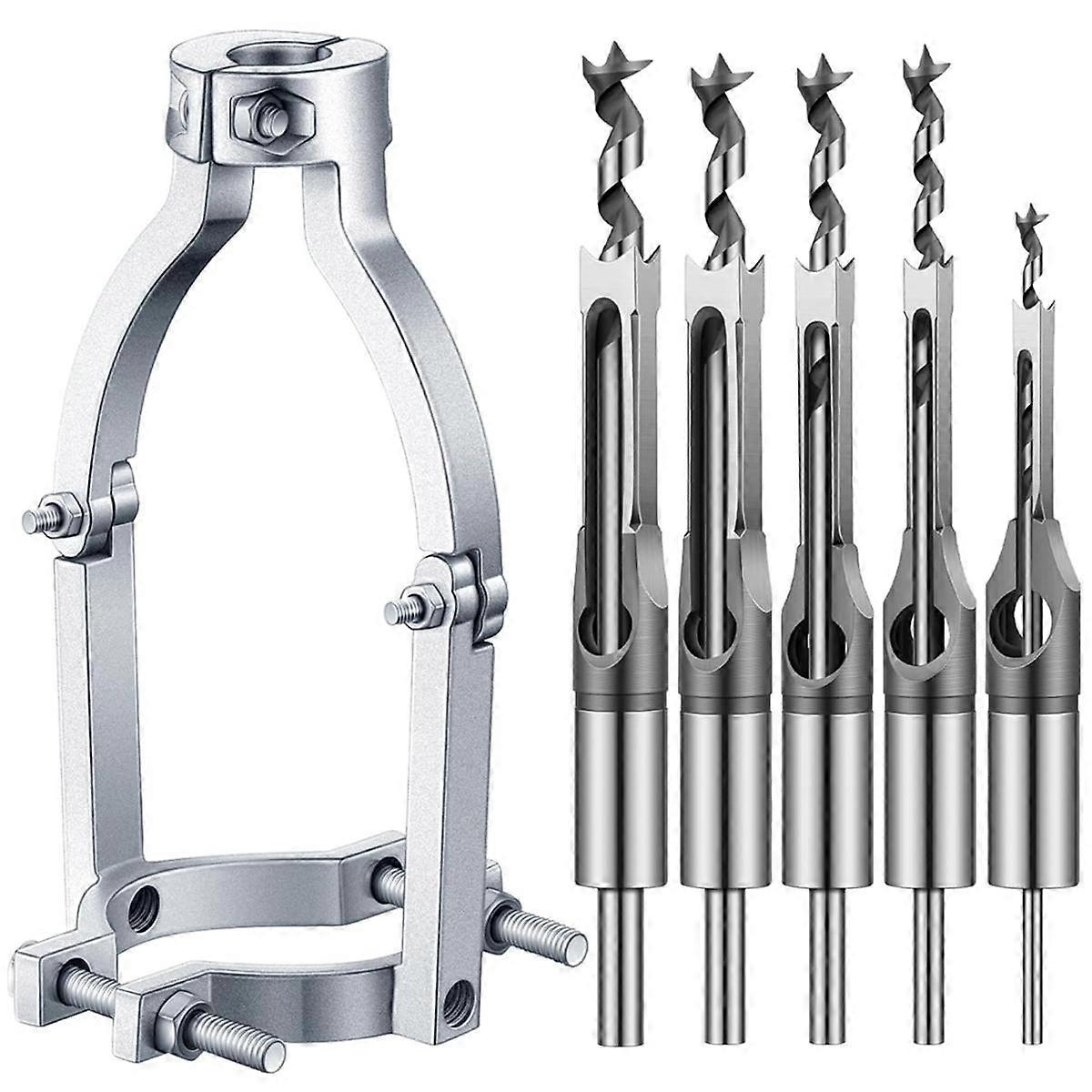 Square Hole Drill Bit Adapter and Square Hole Drill Bit Set for Drill ...