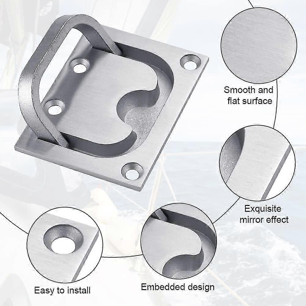 Recessed Drawer Handle Stainless Steel Marine Handle Recessed Hatch ...