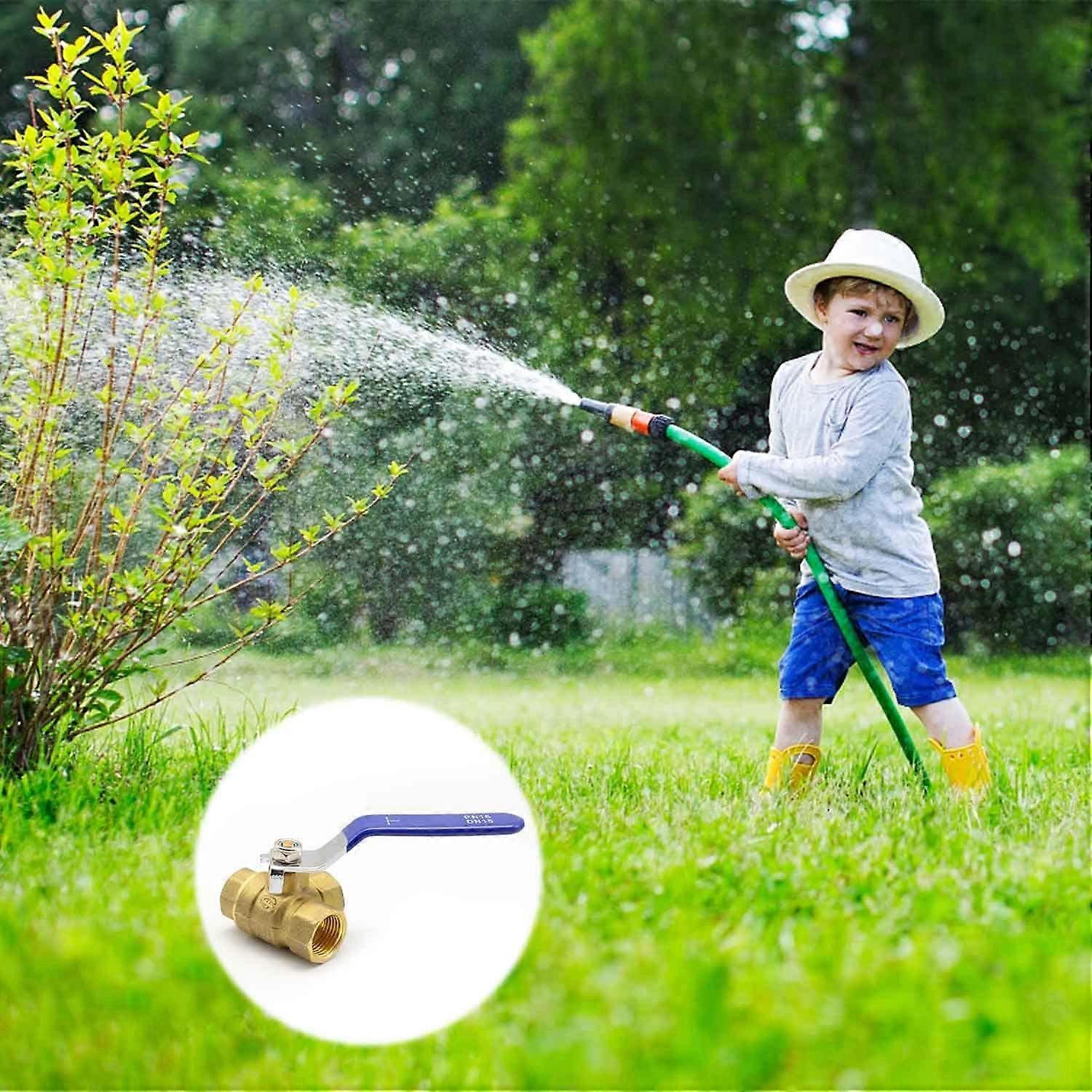 3 Way Ball Valve, DN15 1/2 Internal Thread Water Tap Splitter, Brass ...