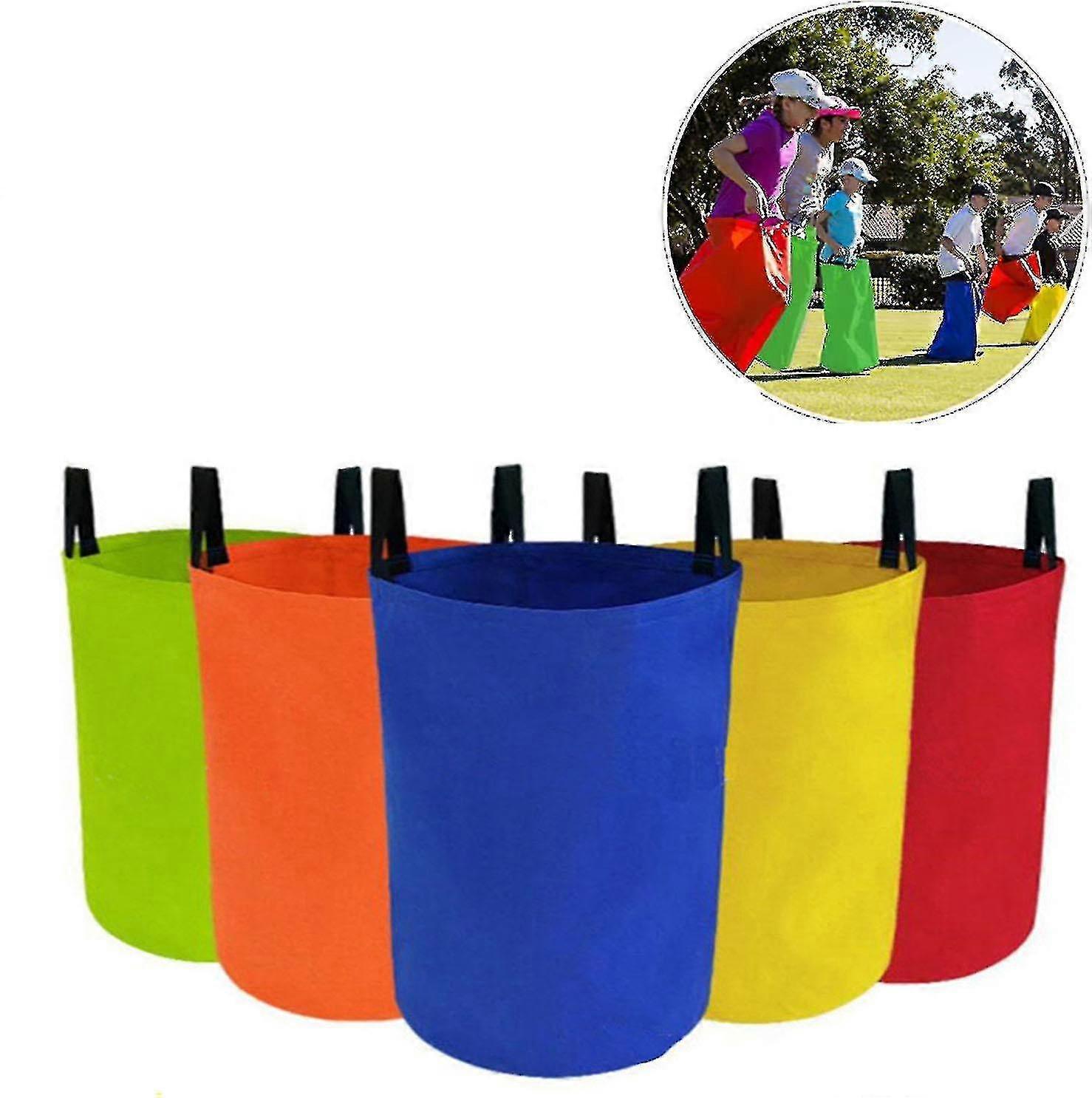 Kids Adult Hop Sacks, Sack Race Outdoor Play Set For Parties Sports ...