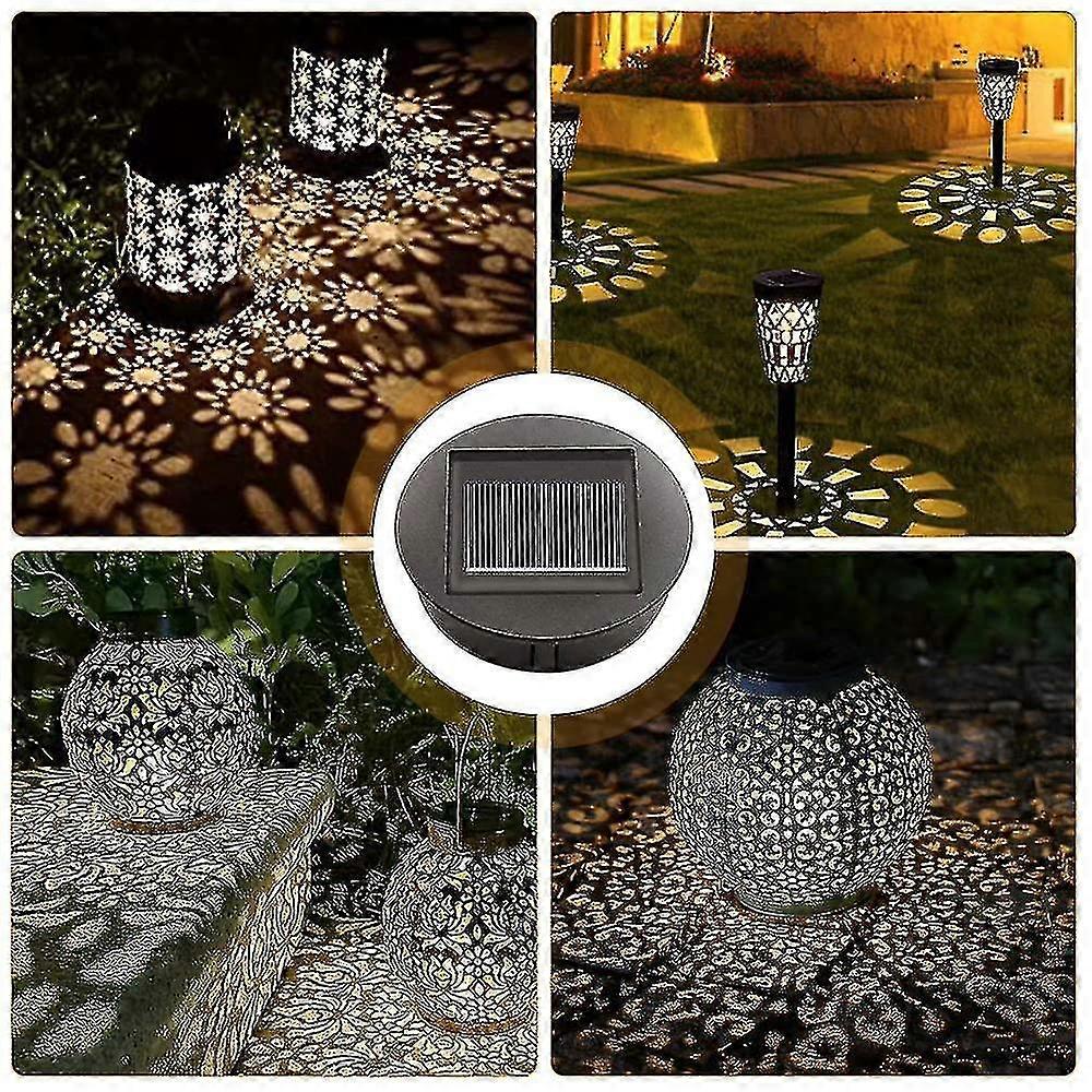 4 Pieces Replacement Solar Lights With Led Bulbs, Solar Top Lights ...