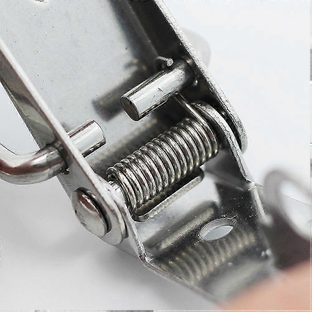 2pcs Adjustable Self-locking Buckles Stainless Steel Toggle Latch ...